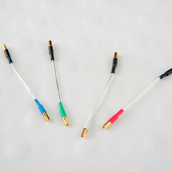 HS-1 Silver Headshell Leads - DH Labs Silver Sonic