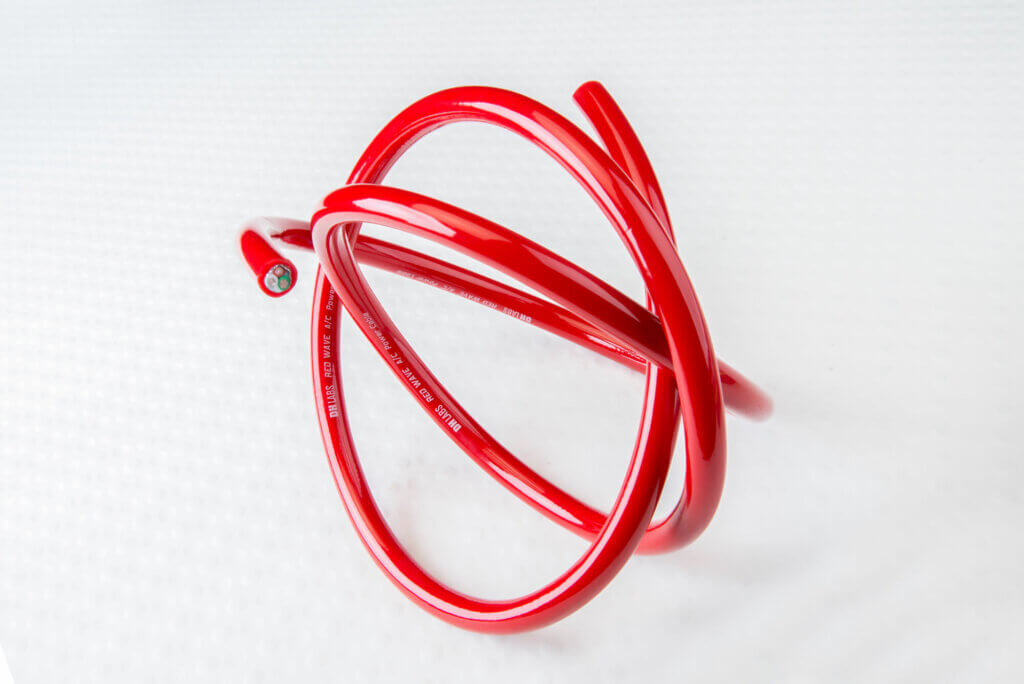 Red Wave Premium A/C Power Cable - DH Labs Silver Sonic