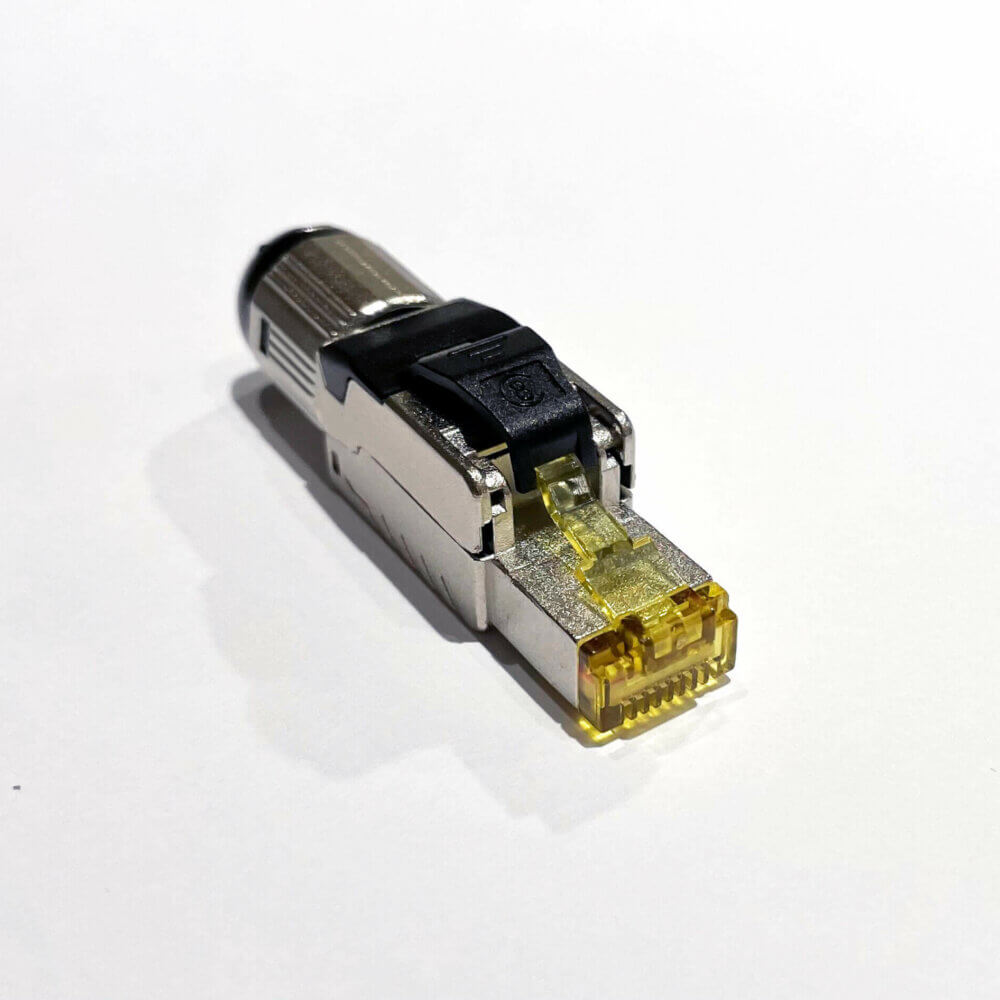 RJ-45 Ethernet Plug - Connectors - DH Labs Silver Sonic